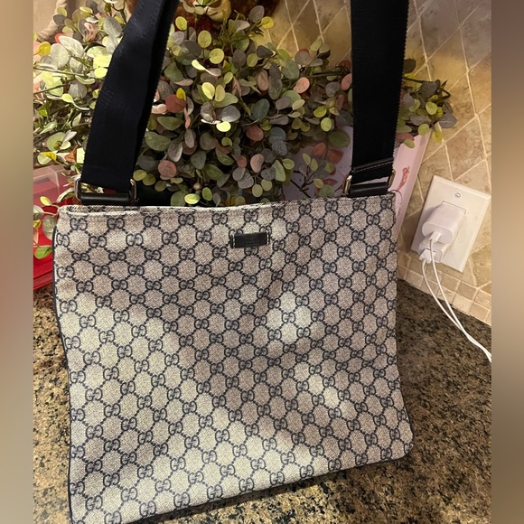 Gucci | Bags | Gucci Gg Canvas Crossbody Side Messenger Bag | Poshmark